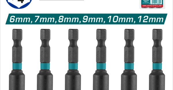 TOTAL 強力電動起子套筒組 65mm 6PCS (TAC2765061)