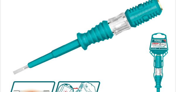 TOTAL 專業測電筆 交流100-500V (THT291908)