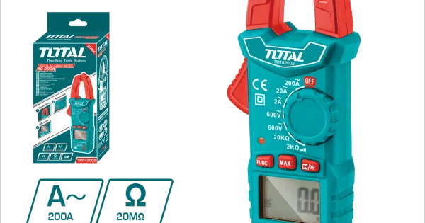 TOTAL 數位鉗形電表 200A (TMT42002)