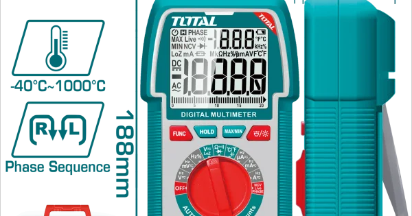 TOTAL 自動量程萬用電錶/1000V 高端款 (TMT5410003)