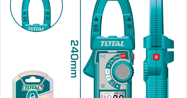 TOTAL 交流鉗錶 600A (TMT766001)