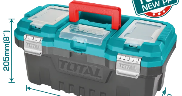 TOTAL 17吋金屬扣工具箱 (TPBX0172)