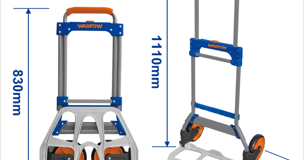 WADFOW 二輪可折疊手推車 耐重 100KG (WWB9A10)